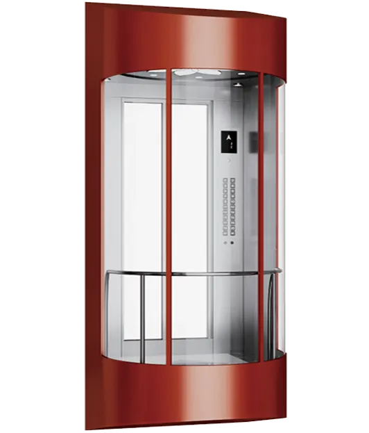 Futuristic capsule elevators for high-rise buildings