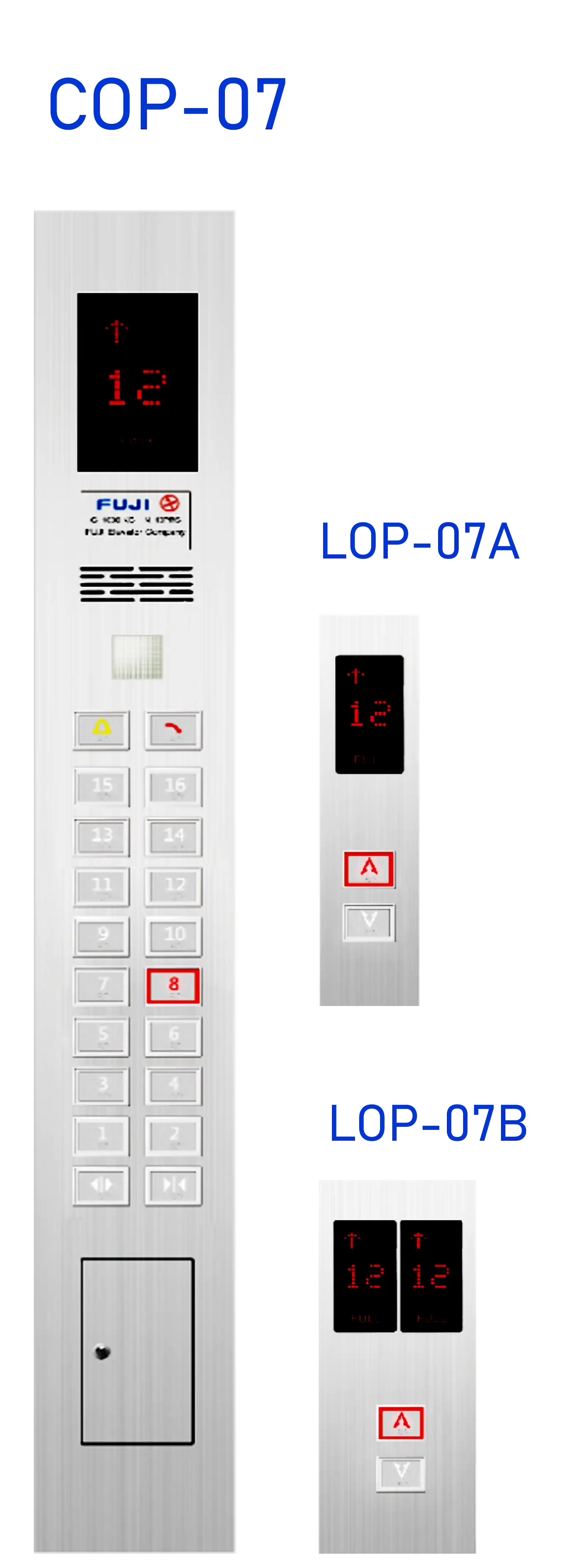 Elevator Landing Operating panel & Car Operating Panel